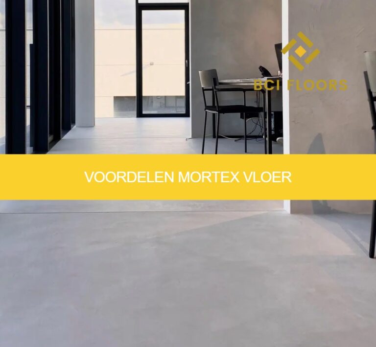 Mortex vloer: voordelen, nadelen, toepassingen en onderhoud